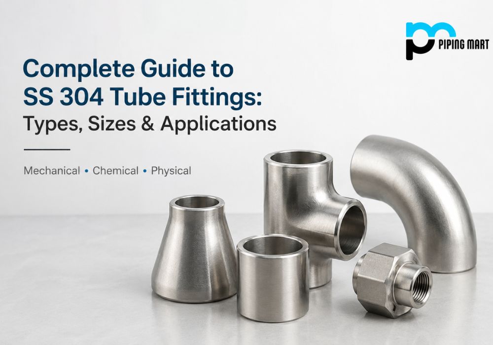 SS 304 Tube Fittings: Types, Sizes & Applications Guide